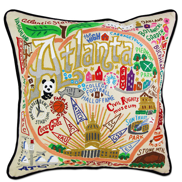 Hand Embroidered City Pillows | Hand Embroidered City Pillows ...