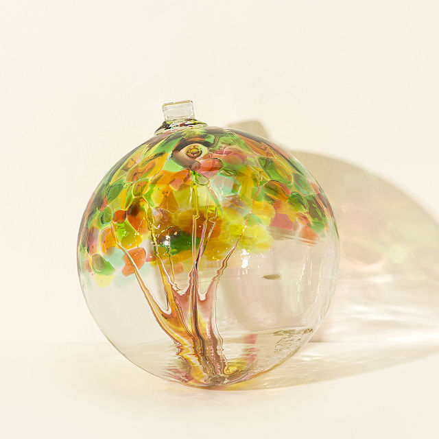 Recycled Glass Tree Globes - Relationships | Motherhood, Family ...
