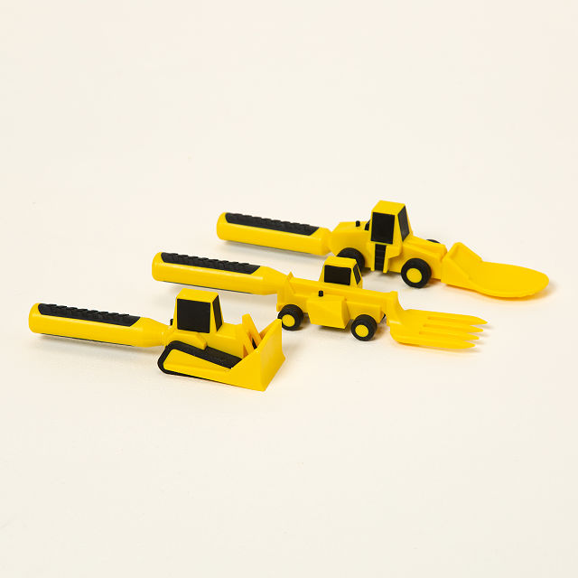 Uncommon Goods | Construction Plate & Utensils | Kids Dinnerware Sets