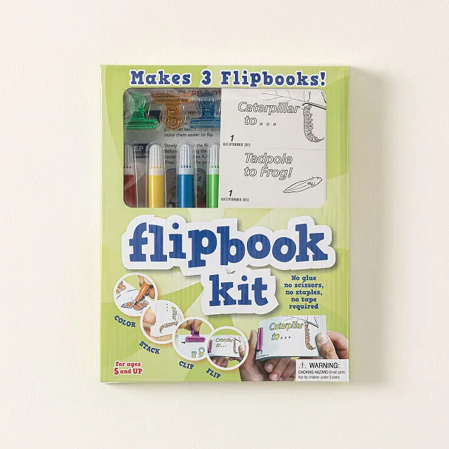 Flipbook Kits | Robot, Rocket, Butterfly, Frog, Flip, Books, Kit ...