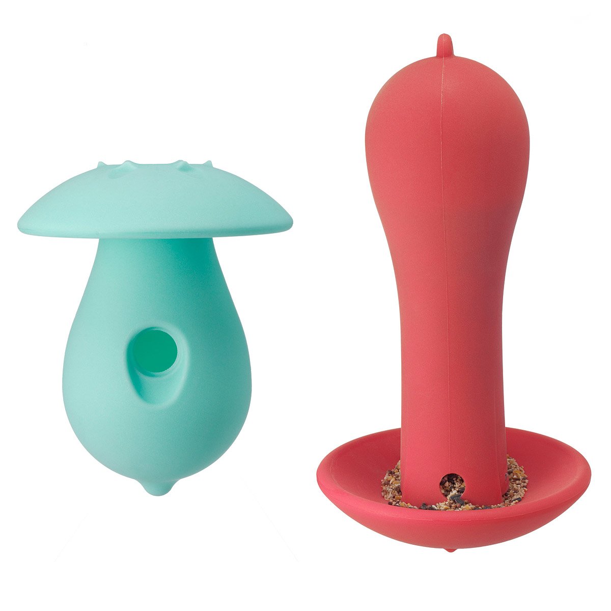 Droplet Bird House & Binky Bird Feeder | Mushroom, Droplets, Binkys ...