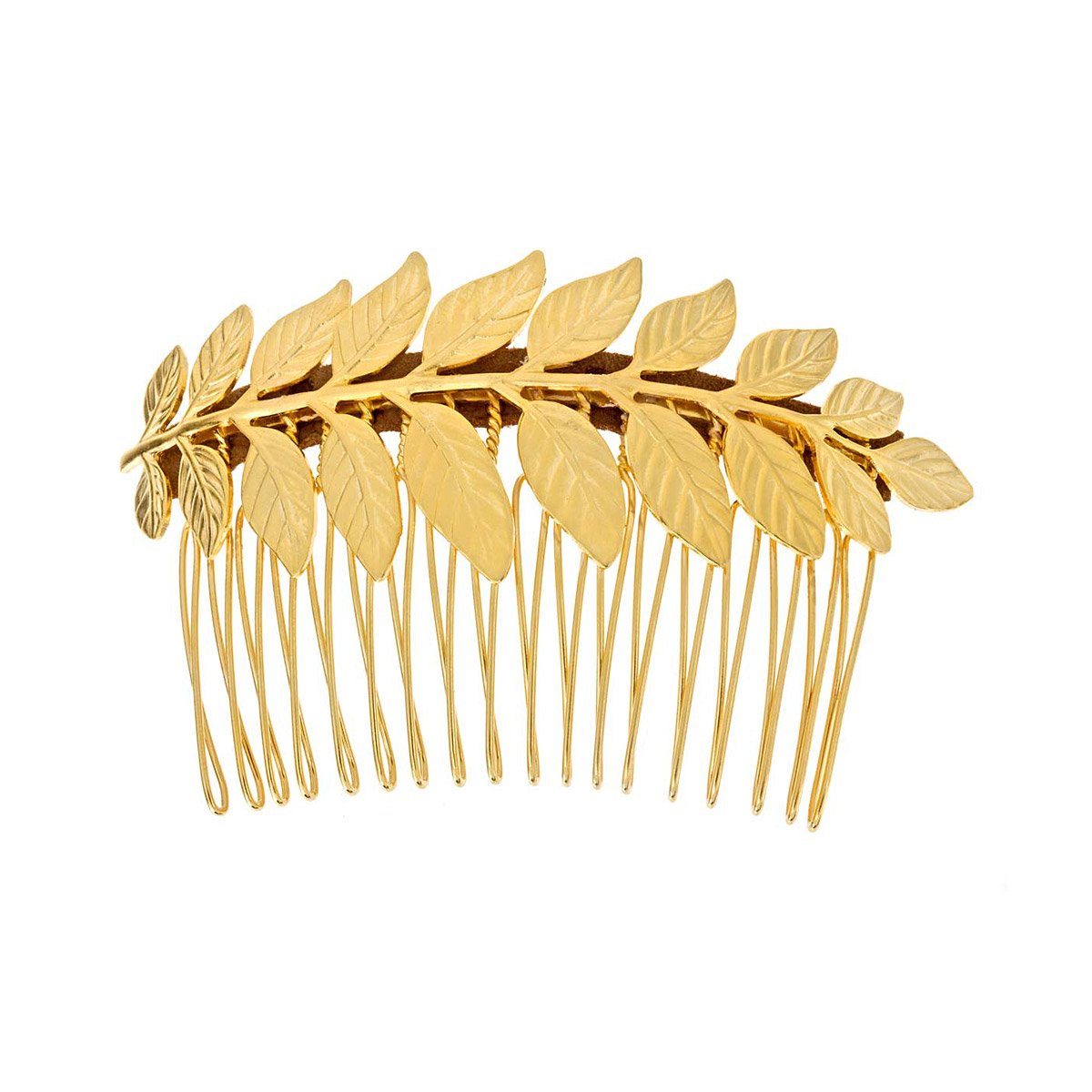 Fern Leaf Hair Comb | Ferns, Leaves, Hairs, Combs, Gold, Greek ...