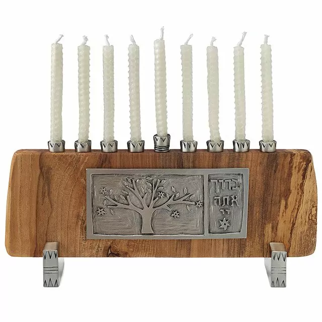 Tree Menorah | Hanukkah, Festival of Lights, Home Decor, Candle Holder ...