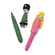Puppet Felted Pens: Princess & Pirate | Writing Utensil, For Kids, Fun ...