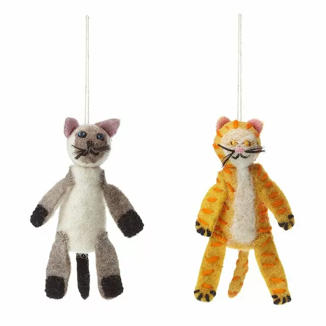 Felt Cat Finger Puppets | Toy, Child's Gift, Children, Animal, Cat ...