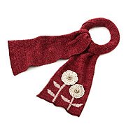 Flower Doily Scarf | crocheted scarf, knit | Uncommon Goods