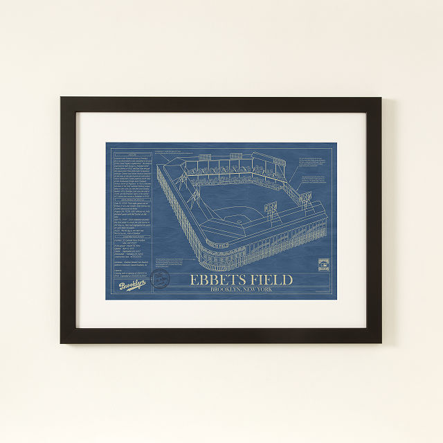 MLB Stadium Blueprints | Ball Field Art, Sports Prints | Uncommon Goods