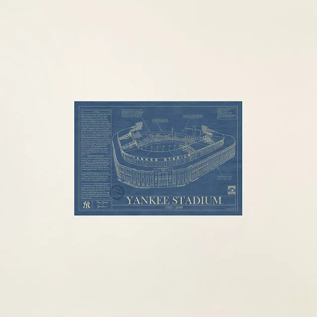 MLB Stadium Blueprints | Ball Field Art, Sports Prints | Uncommon Goods