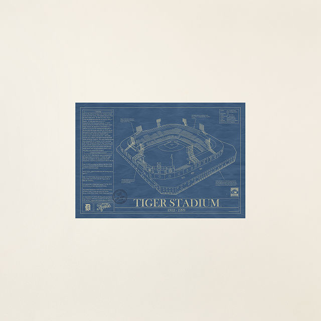 MLB Stadium Blueprints | Ball Field Art, Sports Prints | Uncommon Goods