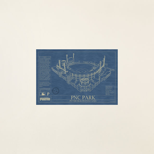 Uncommon Goods | MLB Stadium Blueprints | Ball Field Art, Sports Prints