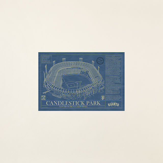 MLB Stadium Blueprints | Ball Field Art, Sports Prints | Uncommon Goods