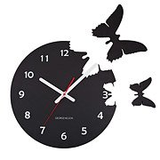 Butterflies Pop Out Clock | Modern Black Clock, George Nelson ...