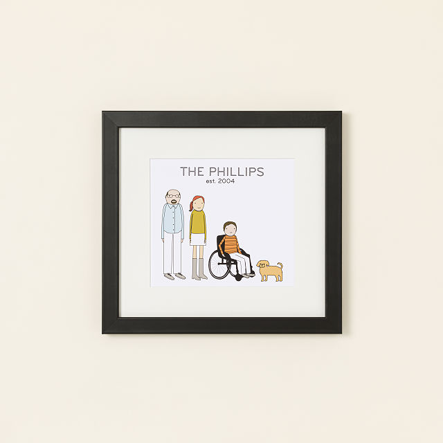 Uncommon Goods | Personalized Family Print | custom art, family