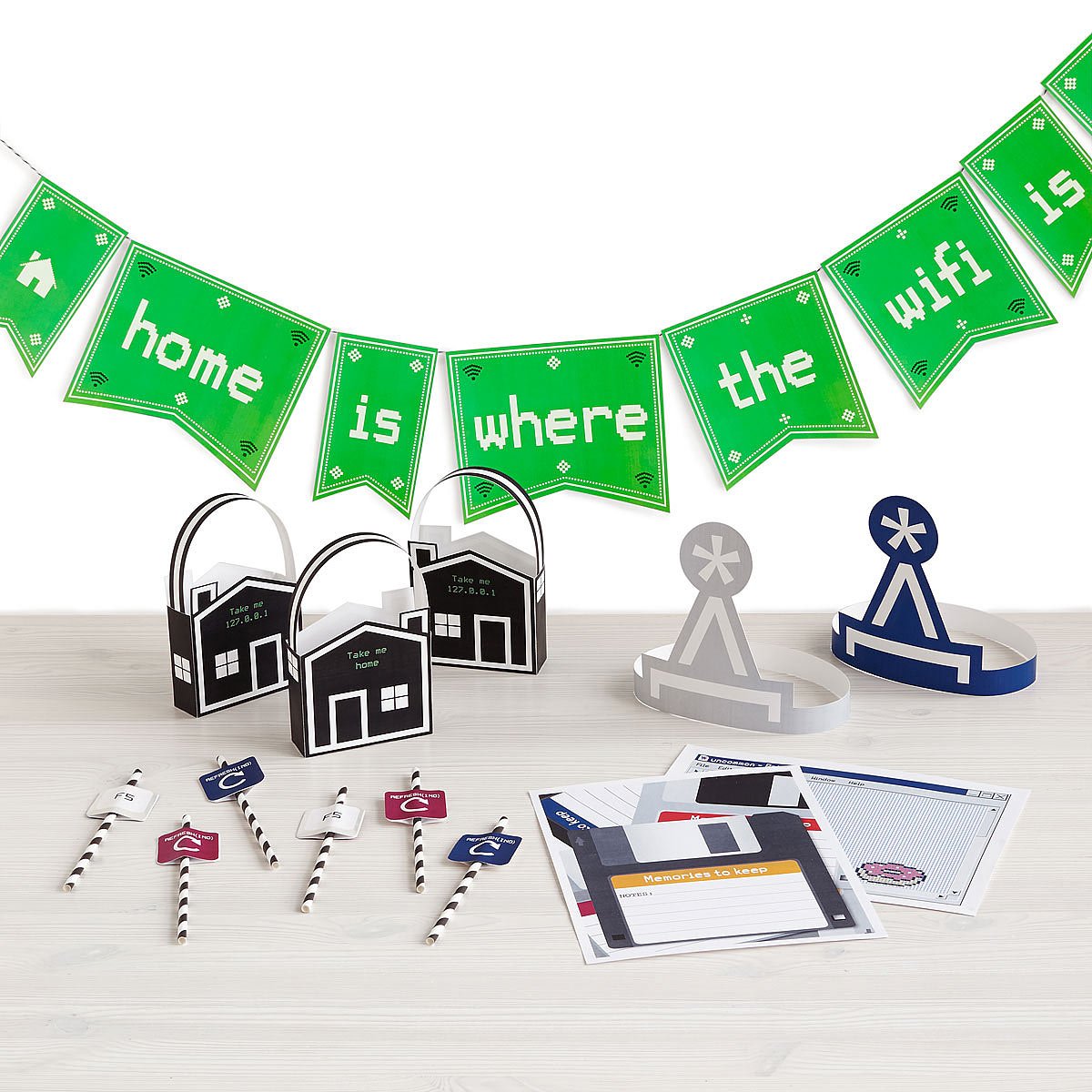 Uncommon Goods | Printable Party Kit - Computer Geek | computer nerd