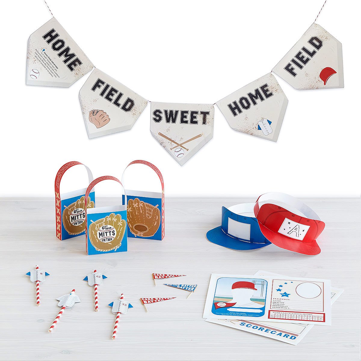Uncommon Goods | Printable Party Kit - Grand Slam Baseball Party ...