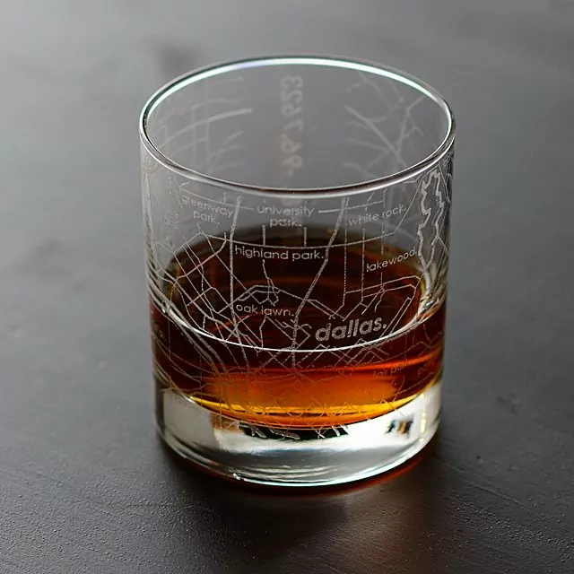 Urban Map Glass | NYC Rocks Glass, Chicago | Uncommon Goods