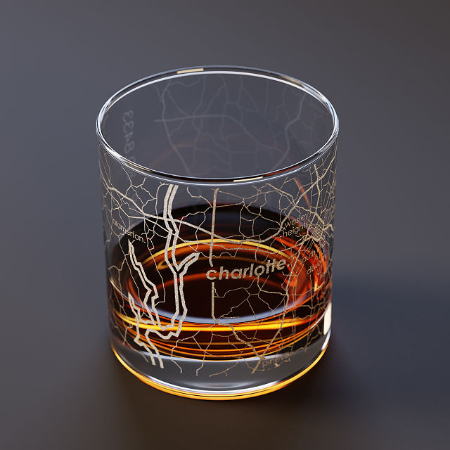 Urban Map Glass | NYC Rocks Glass, Chicago | Uncommon Goods