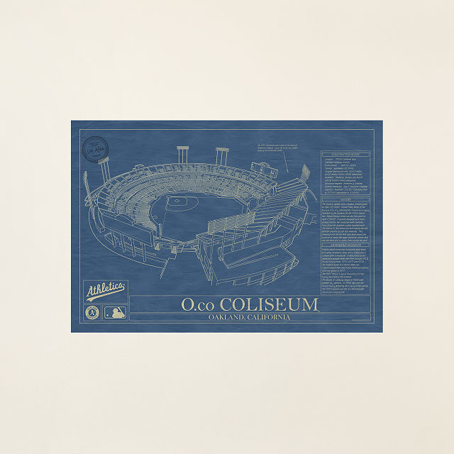 Large MLB Stadium Blueprints | Baseball Wall Art, Fenway Park, Wrigley ...