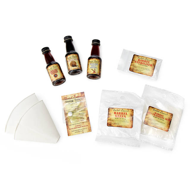 Whiskey and Rum Making Kit | Home beverage brew oak barrel kit ...