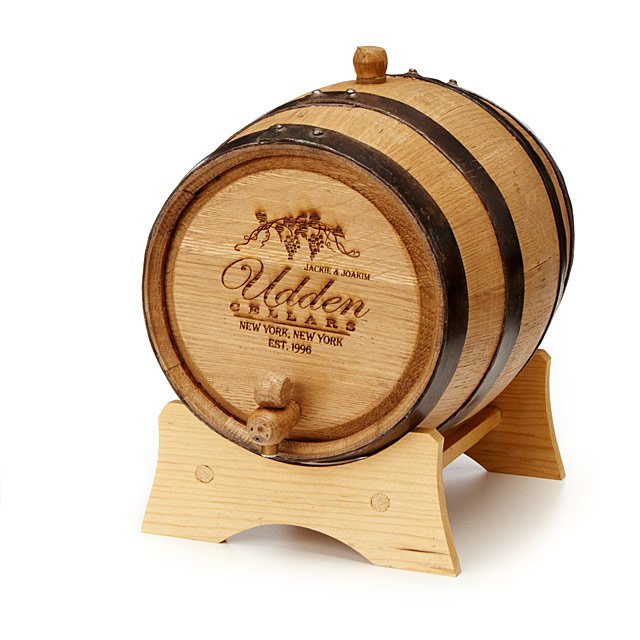 Personalized Wine Barrel | wine making kit | Uncommon Goods