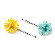 Origami Paper Head Pins - Set of 2 | Handmade Hair Clip Jewelry ...