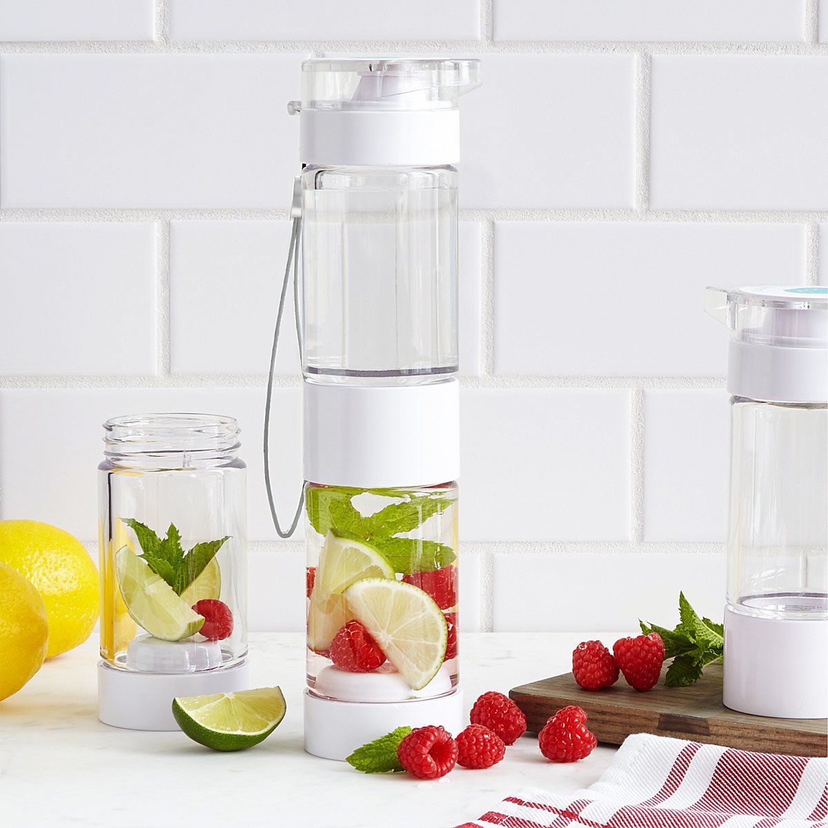 Flavor Fusion Water Bottle | Infused Water Bottles, Portable Infuser ...