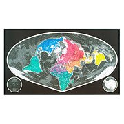 Sinu Mollweide Magnetic World Map | mapmaking, cartography ...