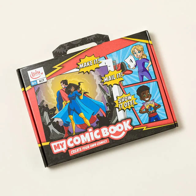 Uncommon Goods | Create Your Own Comic Book Kit | DIY Book Drawing Set