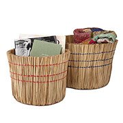 Nesting Sweep Baskets - Set of 2 | natural storage | Uncommon Goods
