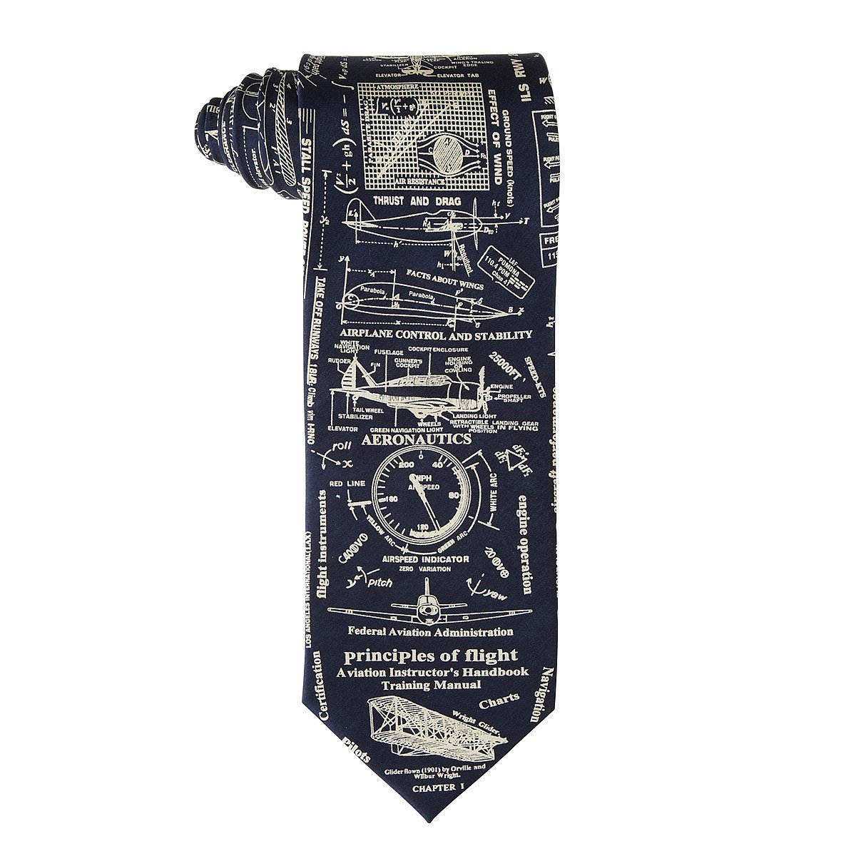 Uncommon Goods | Principles of Flight Tie | airplane tie