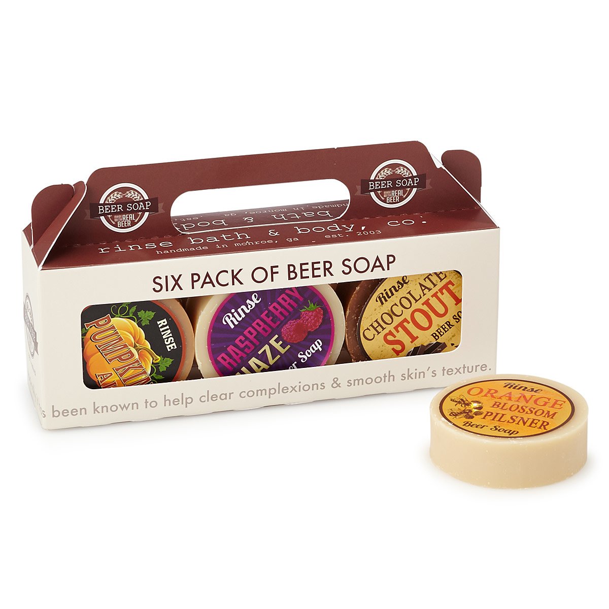 6 Pack Beer Soap Set | handmade soap | Uncommon Goods