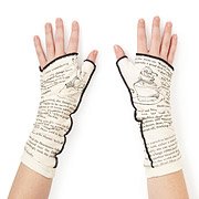 Literary Writing Gloves | long gloves | Uncommon Goods