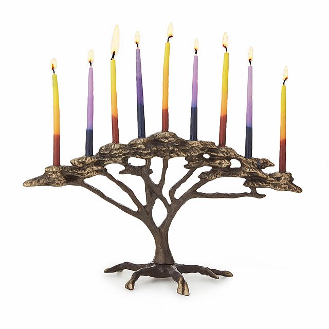 Tree of Life Menorah | menorah, jewish holiday designs | Uncommon Goods