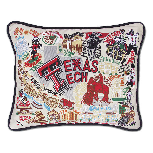 Embroidered College Pillows | college decor | Uncommon Goods
