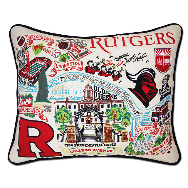 Embroidered College Pillows