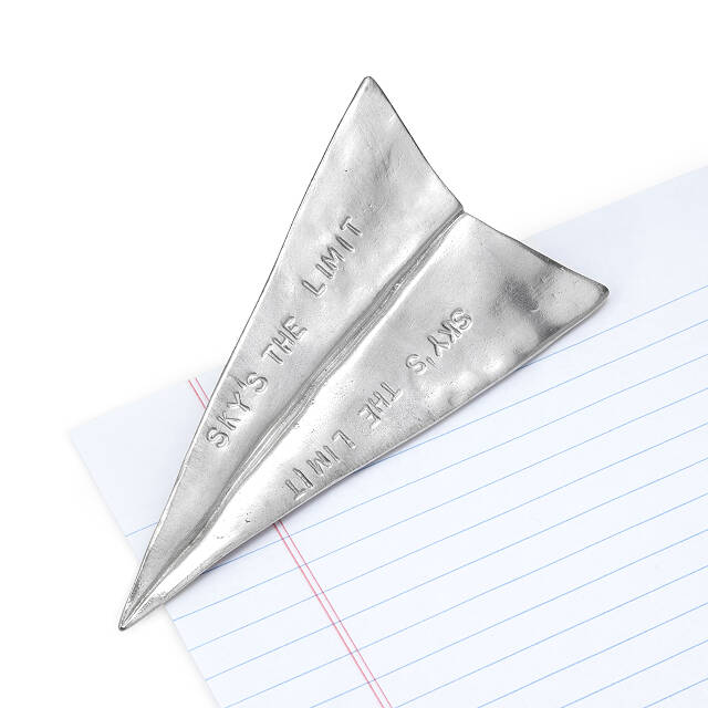 Sky's The Limit Airplane Paperweight | desk toys | Uncommon Goods