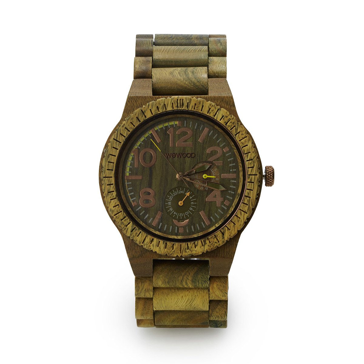 Army Green Wooden Watch | rainforest trees | Uncommon Goods