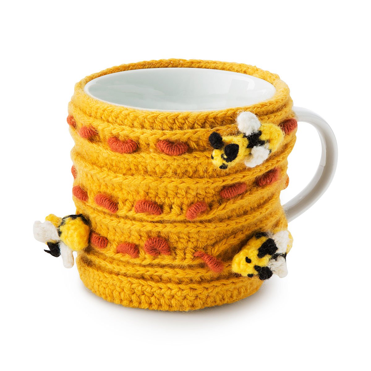 Honey Hive Mug Hugger | Handmade Mug Cozy | Uncommon Goods