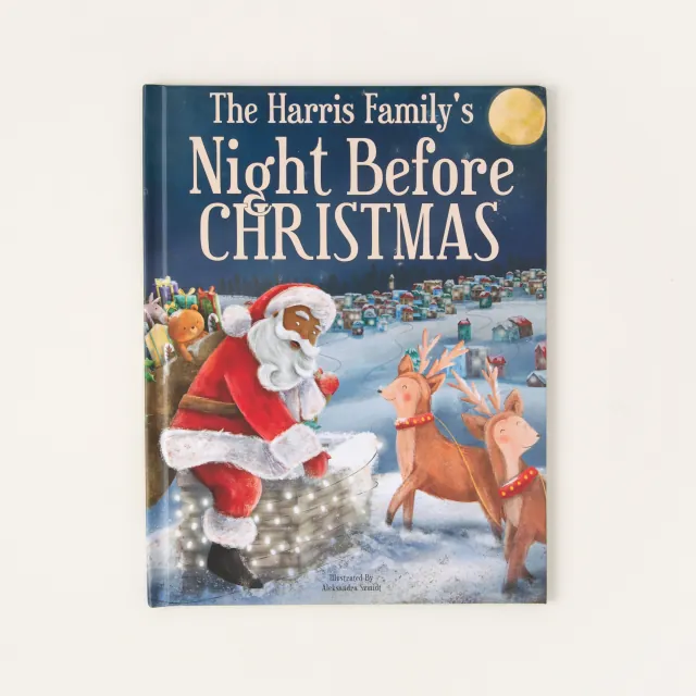 Personalized Night Before Christmas Book | Custom Kids Holiday Keepsake ...