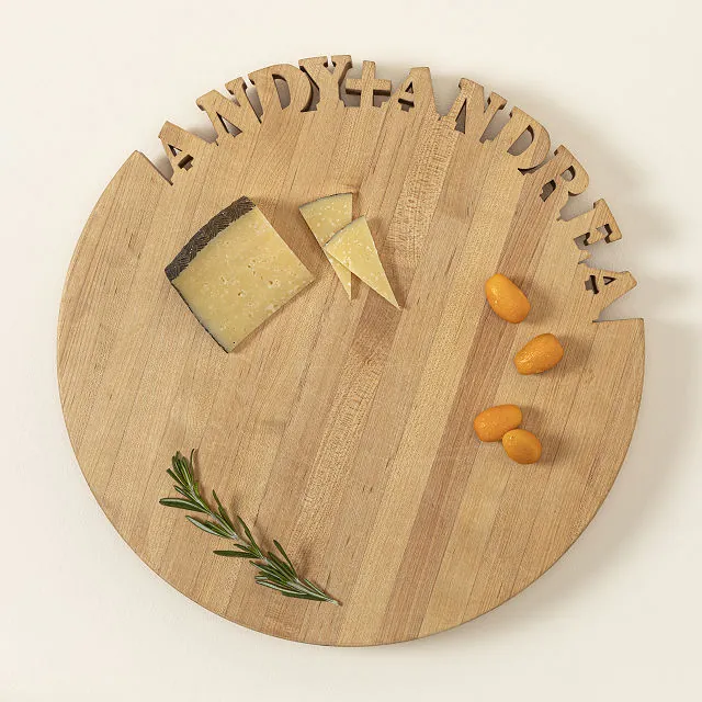 Custom Lettered Lazy Susan | Personalized Maple Server, Walnut ...