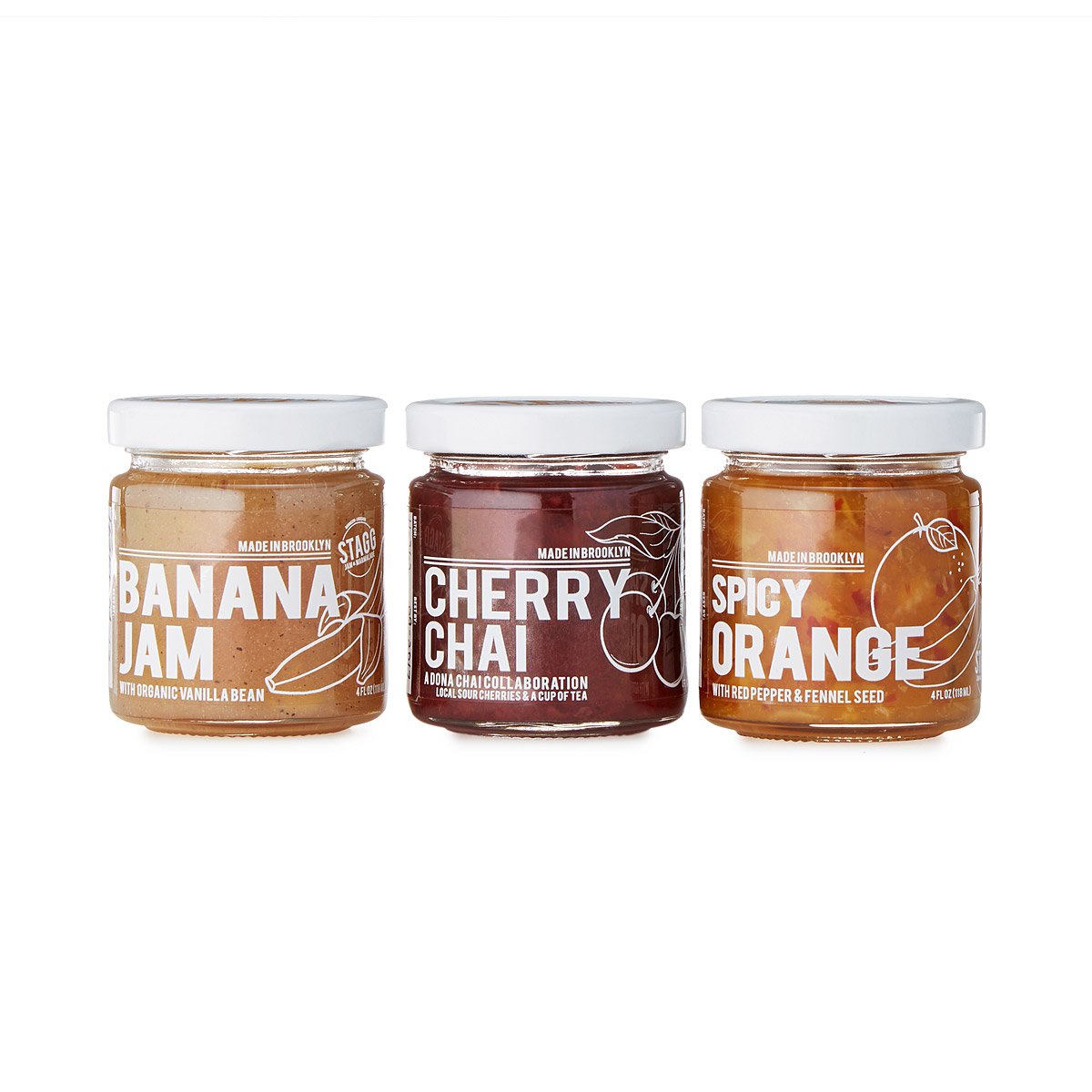 Fruit Jam Trio | Handmade Breakfast Spread | Uncommon Goods