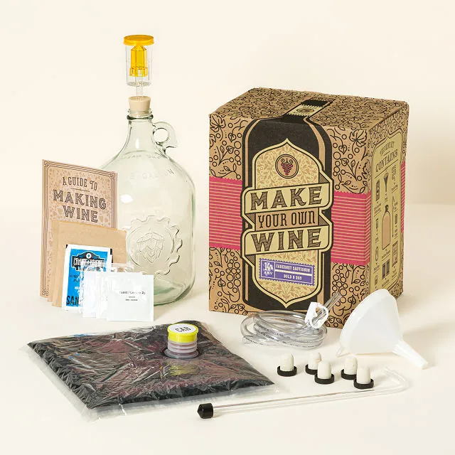 Uncommon Goods | Cabernet Sauvignon Wine Making Kit | Red Wine Kits