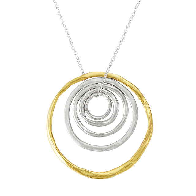 Circle of Life Nesting Rings Necklace | Personalized Mother Child ...