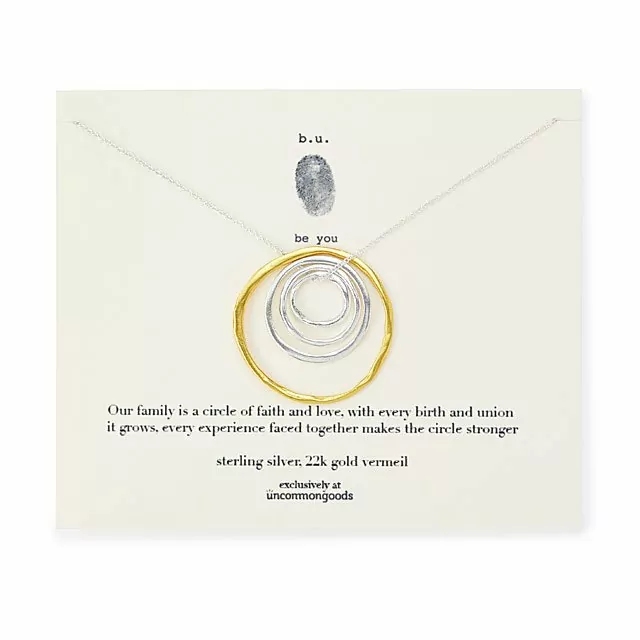 Circle of Life Nesting Rings Necklace | Personalized Mother Child ...