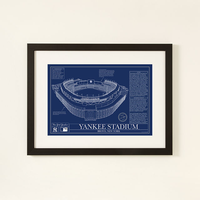 MLB Stadium Blueprints - Team Colors | Sport Lover Gifts; Sports Art ...