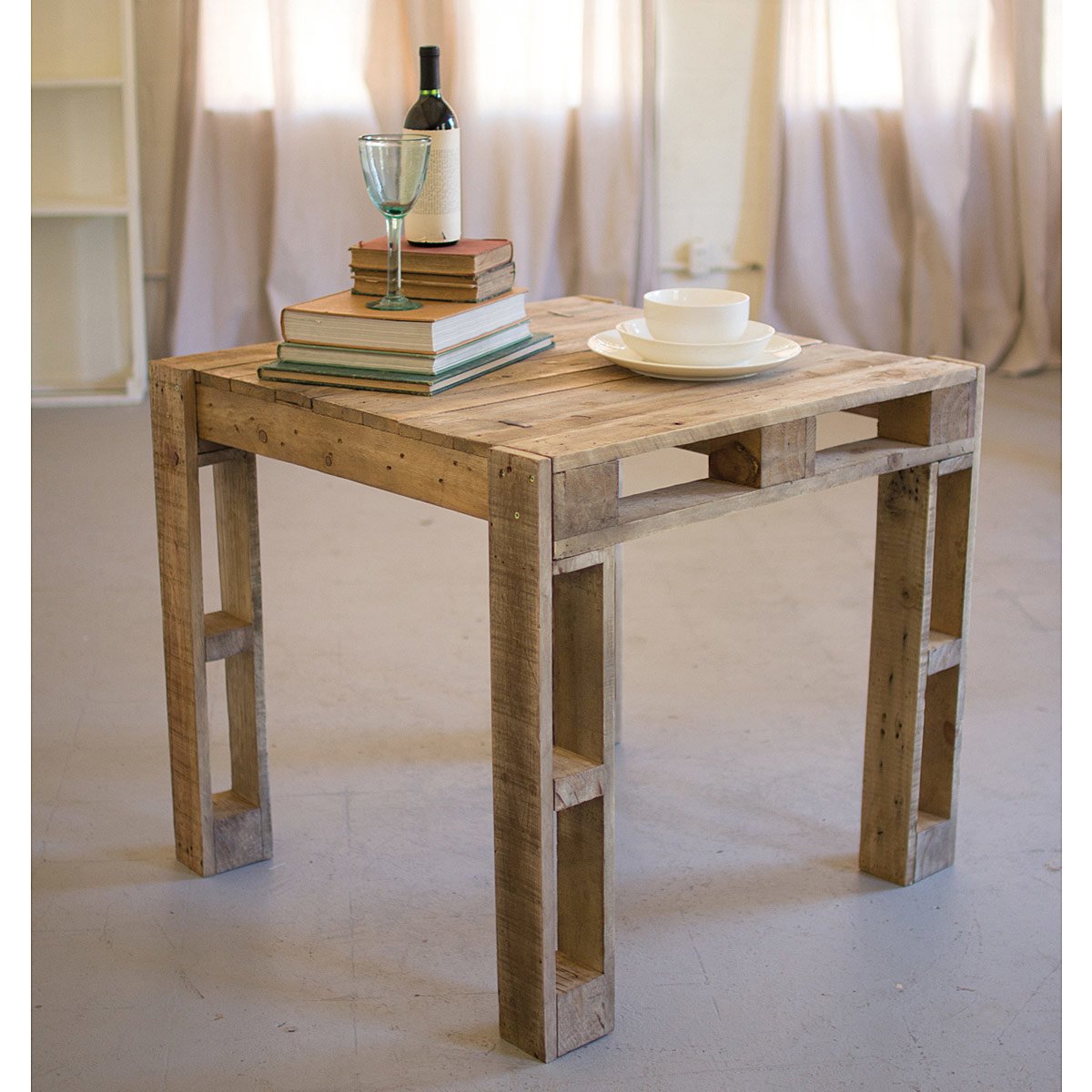 Recycled Wood Crate Table | Side Table, Coffee Table | Uncommon Goods