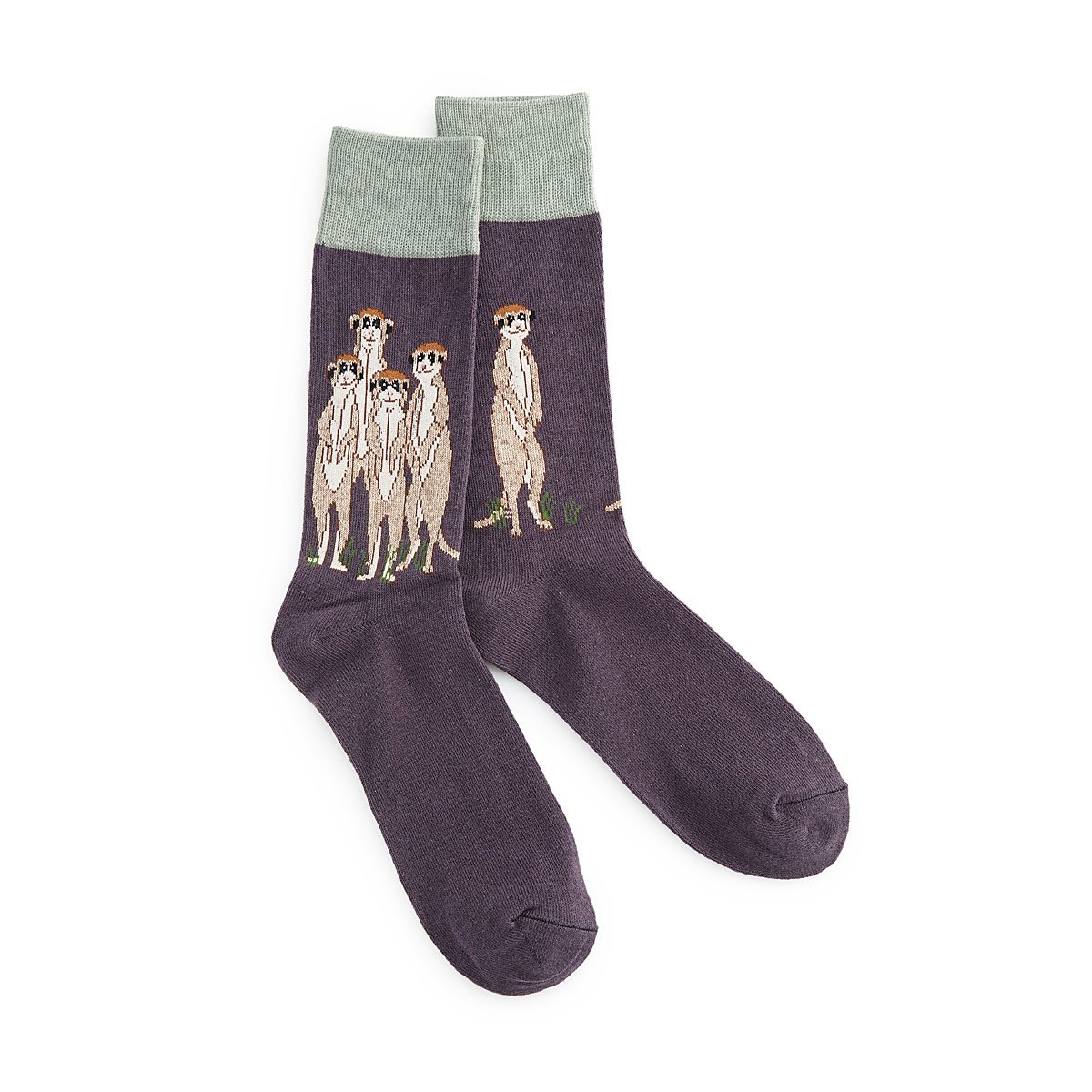 Men's Meerkats Socks | meerkat socks, novelty socks, animal socks ...