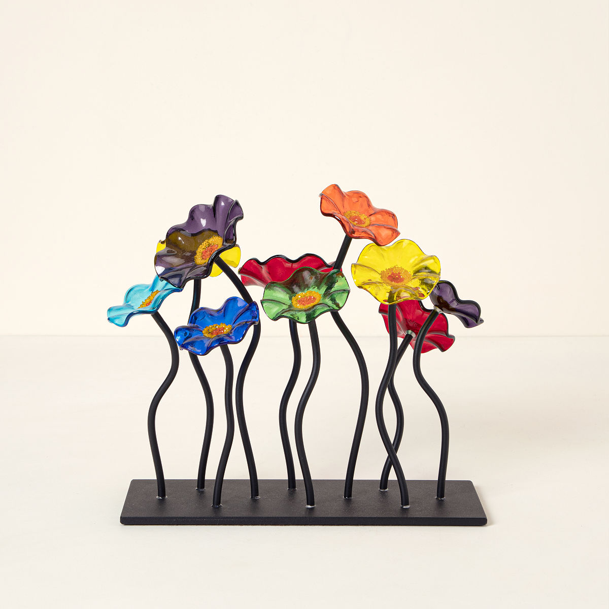 Uncommon Goods | Glass Flower Garden Centerpiece | Flower Art, Unique ...