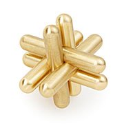 Brass Jack Puzzle | Brass Paperweight, Desk Toys | Uncommon Goods