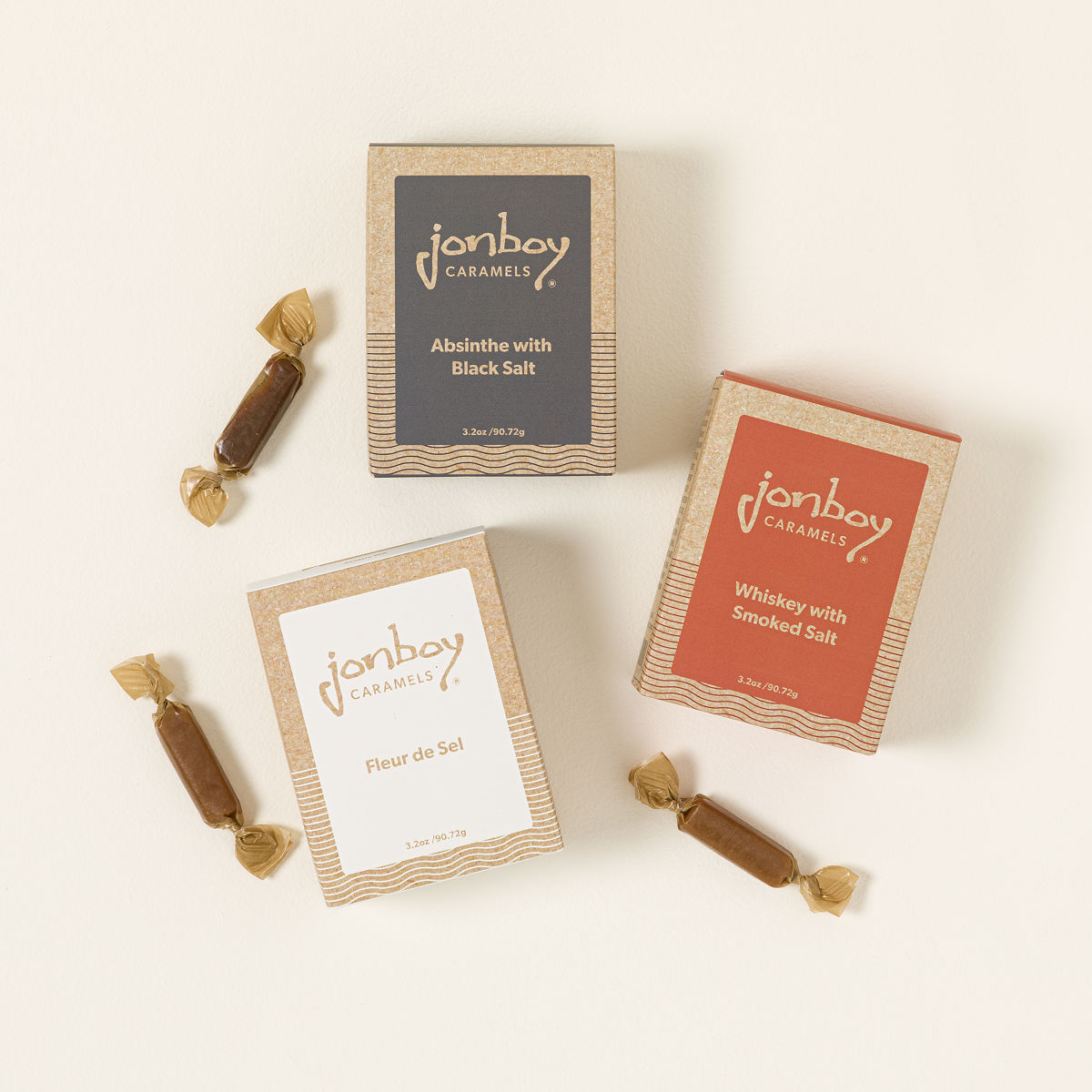 Uncommon Goods | Boozy Caramels - Set of 3 | Small Batch Caramels ...
